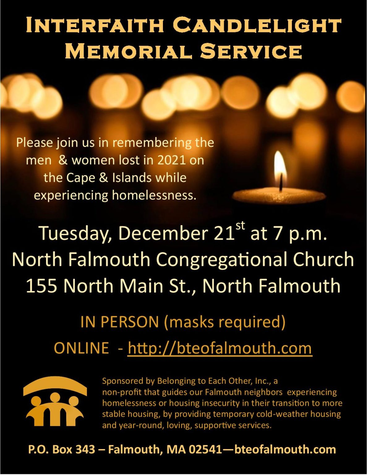 Interfaith Candlelight Memorial Service – Falmouth Jewish Congregation